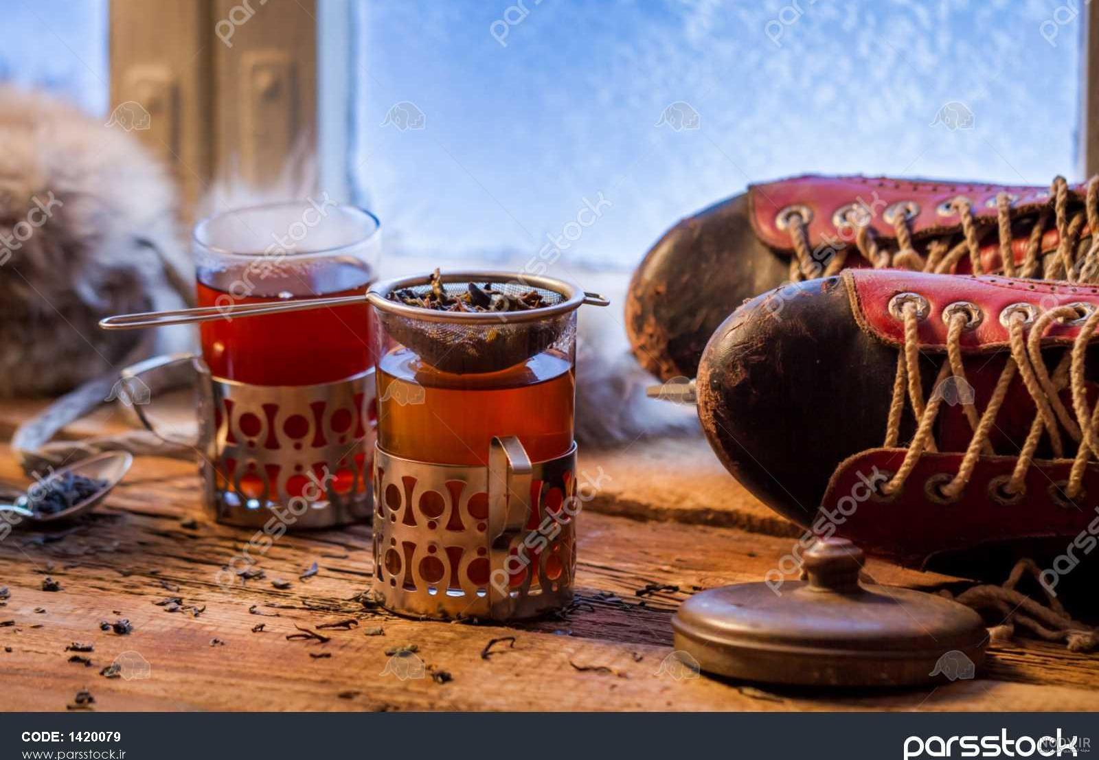 عکس چای زمستان - عکس نودی