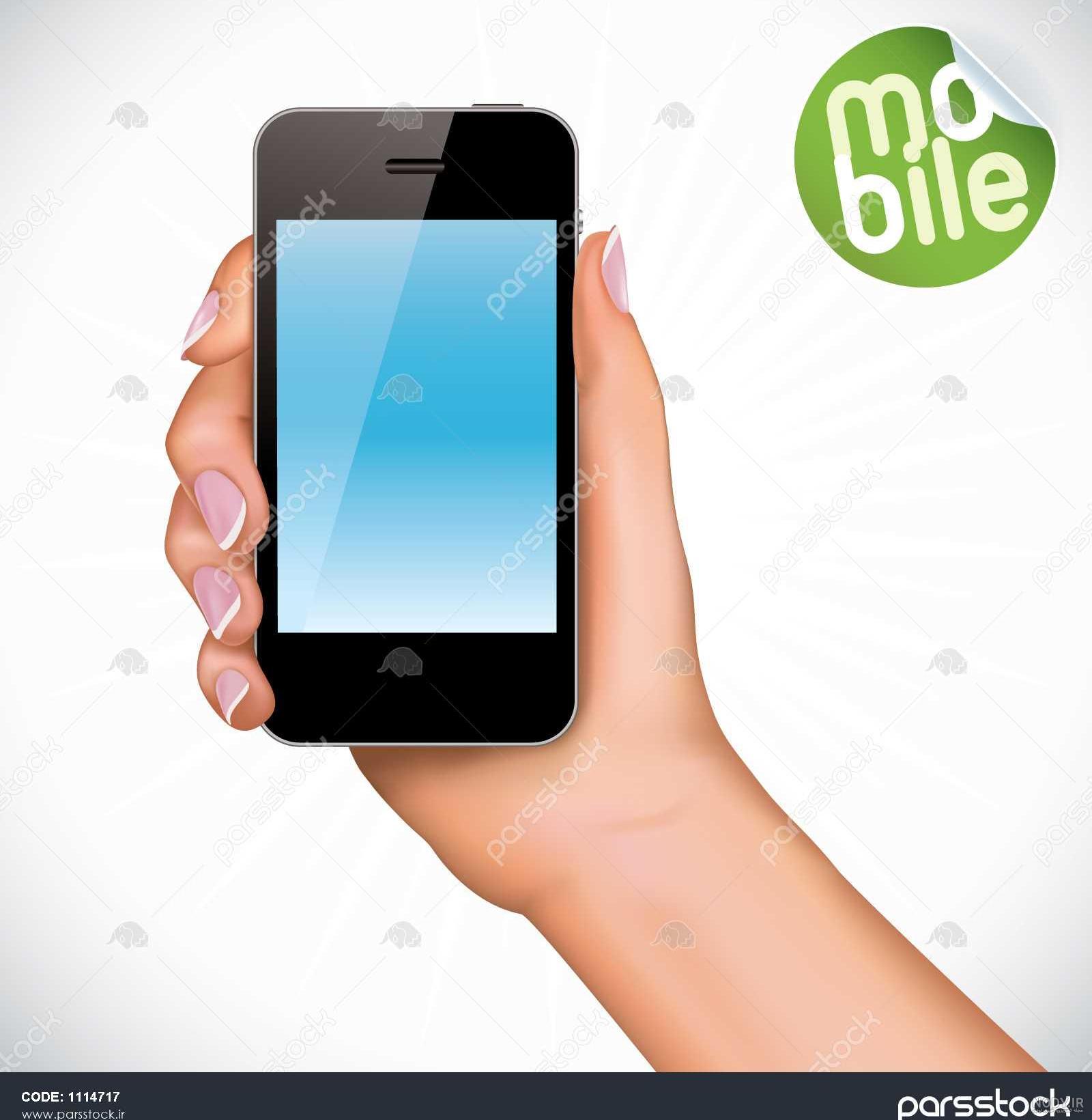 عکس وکتور موبایل - عکس نودی