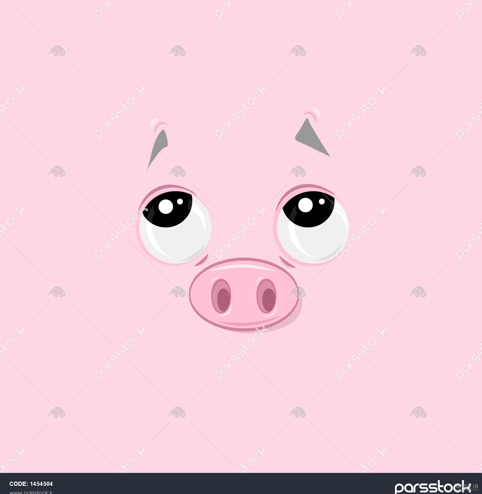 نقاشی صورت خوک - عکس نودی