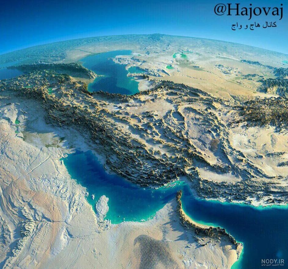 عکس نقشه ایران اصلی - عکس نودی