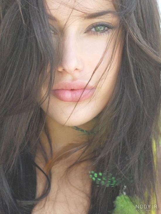 عکس زن زیبا چشم عکس نودی