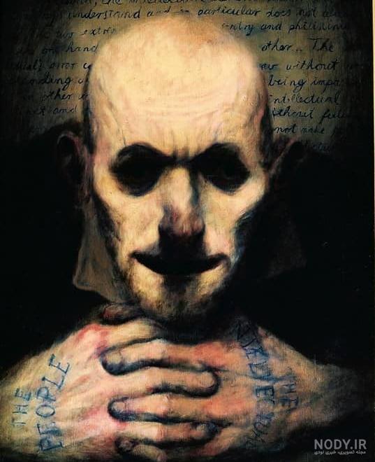 نقاشی غول ترسناک - عکس نودی